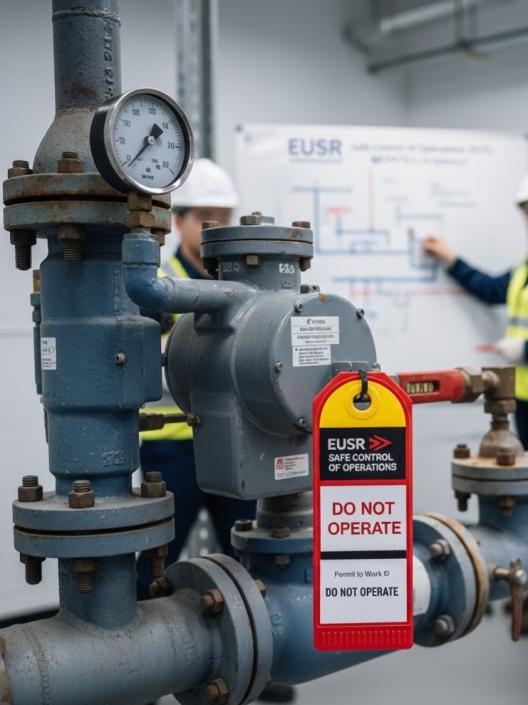 EUSR Safe Control of Operations (SCO) Gas" used throughout headers and ...
